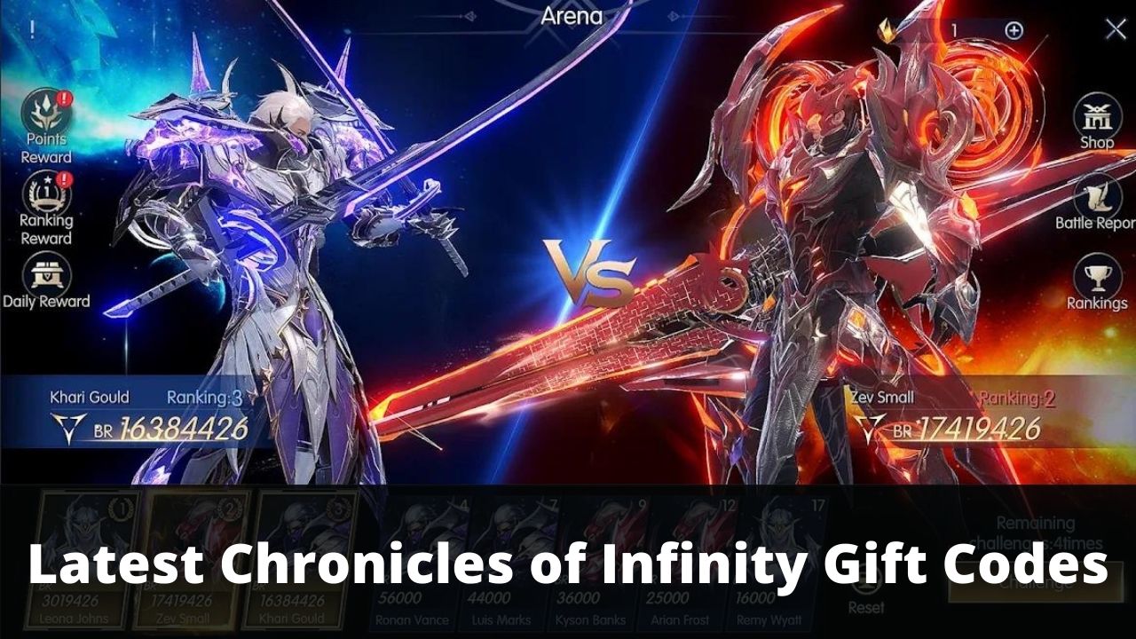 Chronicles of Infinity Gift Codes [Latest 2022] - TECHFORNERD