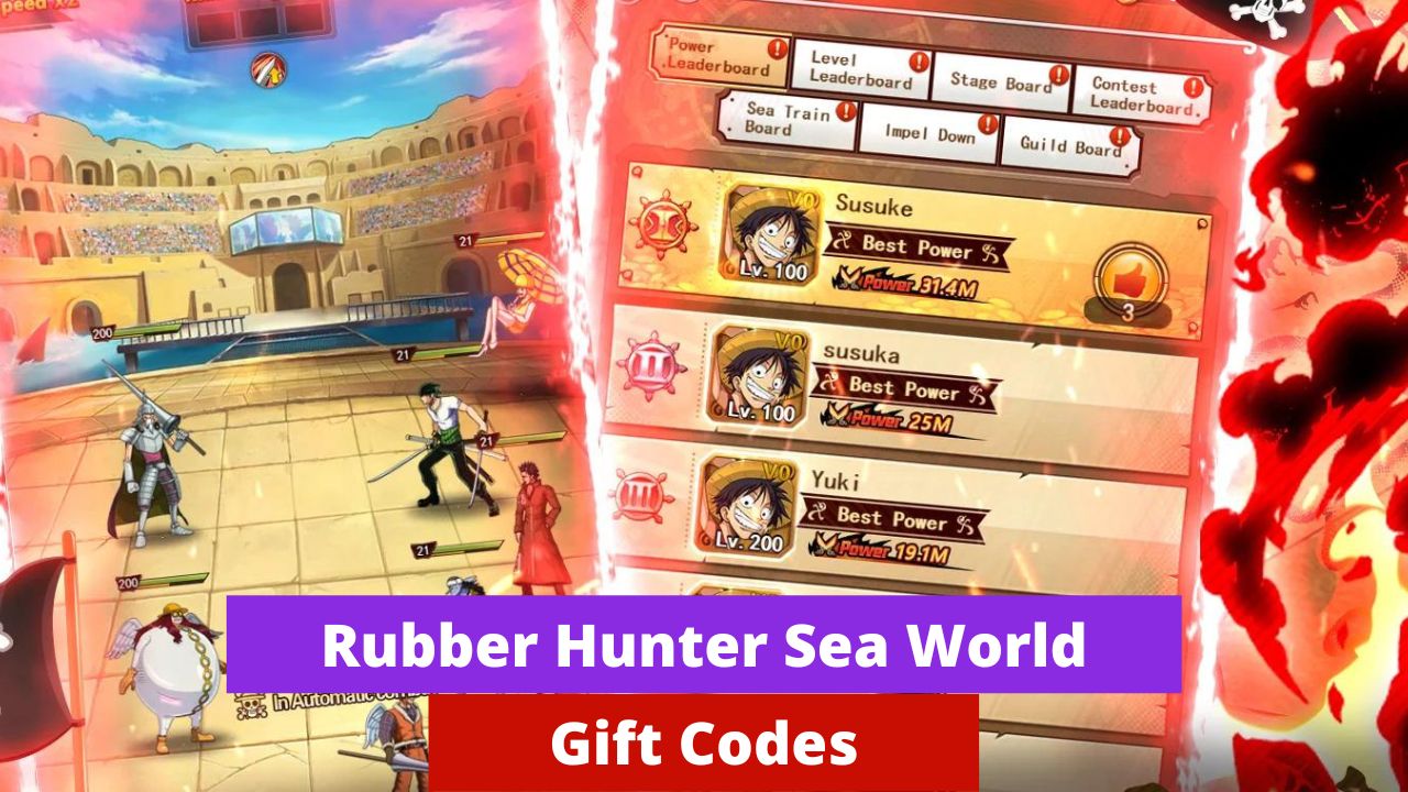 Rubber Hunter Sea World Gift Codes (September 2025) - TECHFORNERD