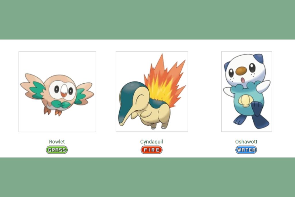 All Starters Pokemon by Generation (Complete List Generation 1-9 ...